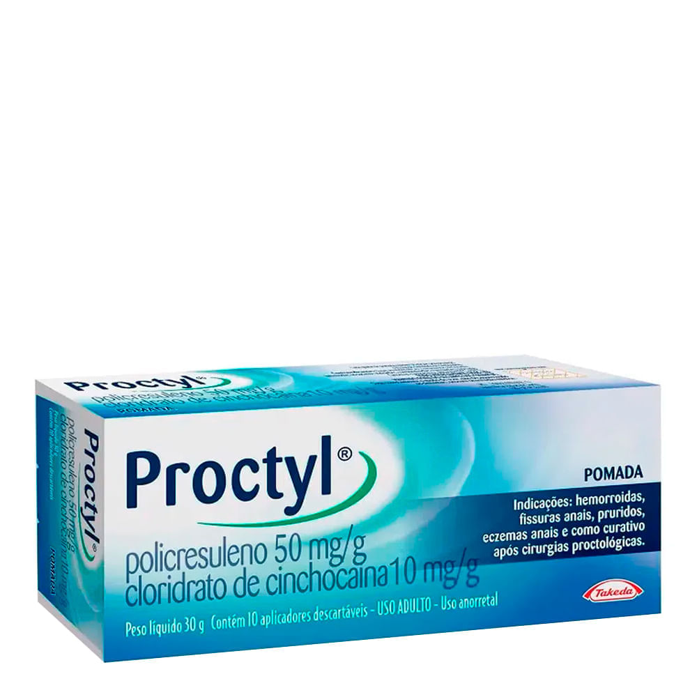 Proctyl Pomada 30G 10APLICADORES - CAASP Shop