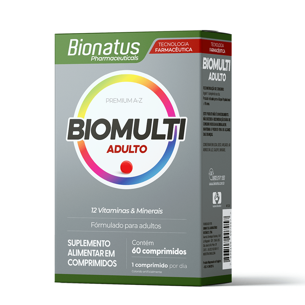 BIOMULTI ADULTO BIONATUS 60CPR - CAASP Shop