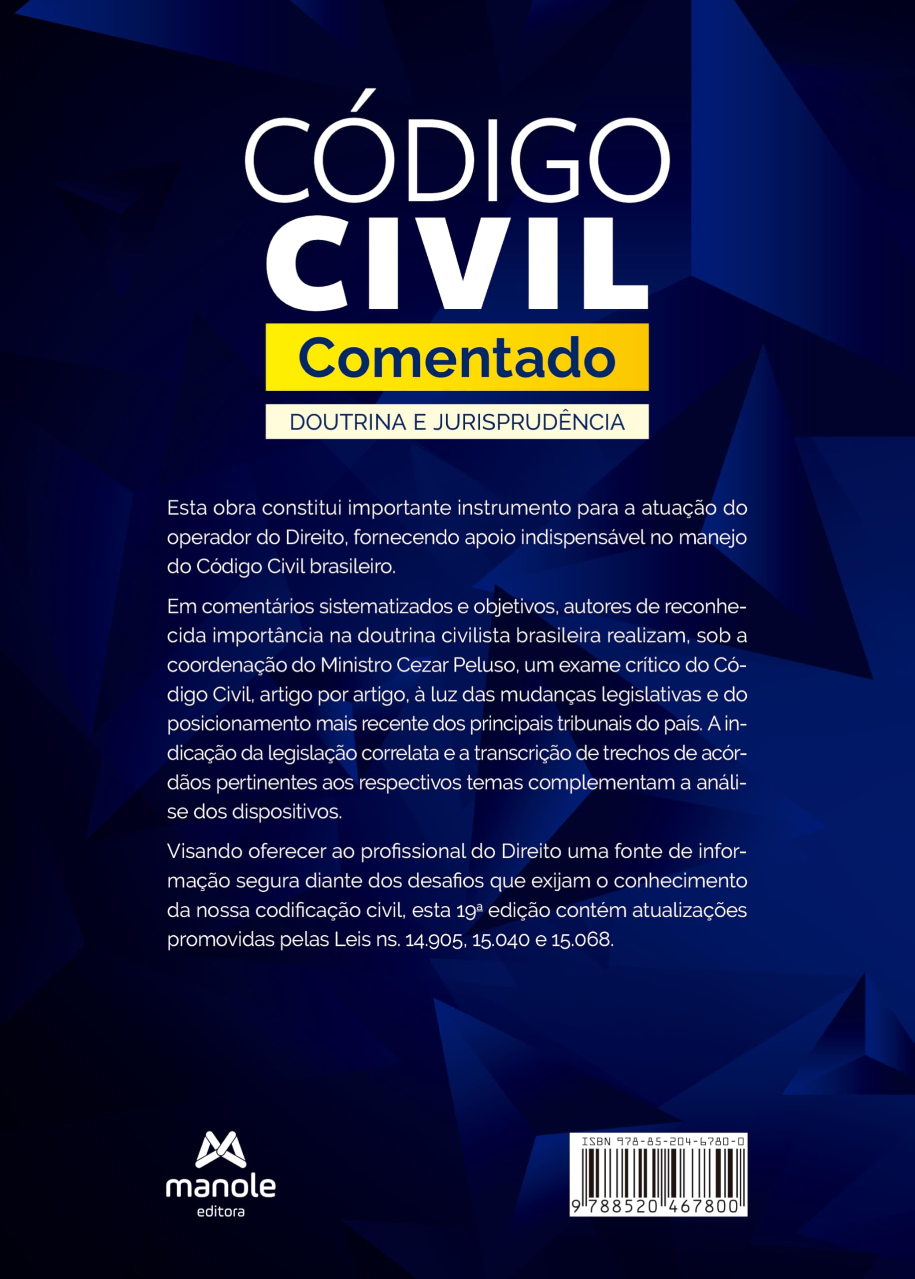 CODIGO CIVIL COMENTADO - DOUTRINA E JURISPRUDENCIA - CAASP Shop