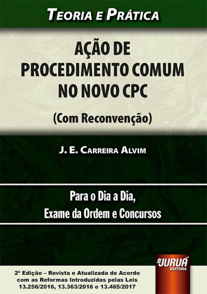ACAO DE PROCEDIMENTO COMUM NO NOVO CPC - TEORIA E PRATICA PARA O DIA A ...