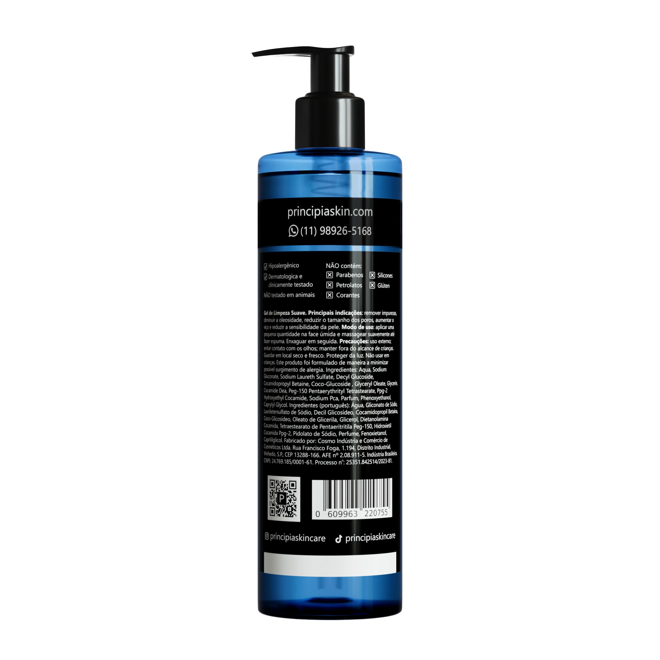 Gel de Limpeza Principia Tensoativos Glicerina Pca Sod 350ML - CAASP Shop