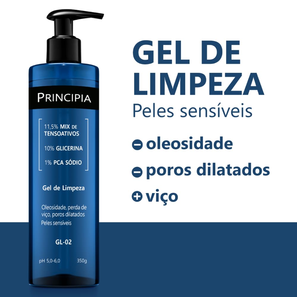 Gel de Limpeza Principia Tensoativos Glicerina Pca Sod 350ML - CAASP Shop